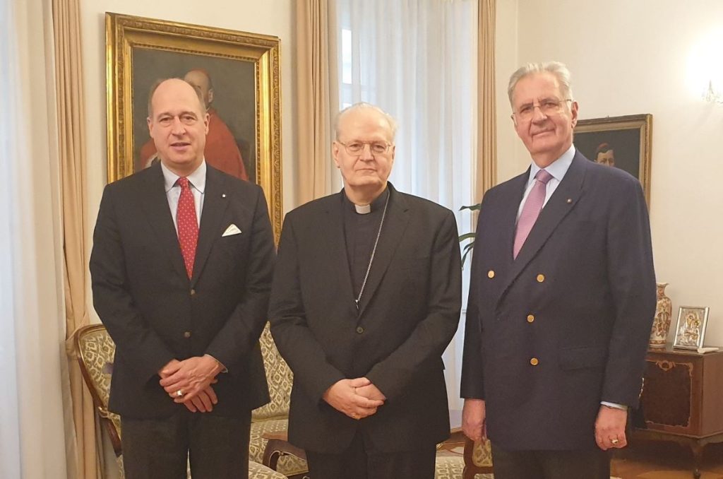 Courtesy call on H E Cardinal Peter Erdő - Embassy of the Sovereign ...